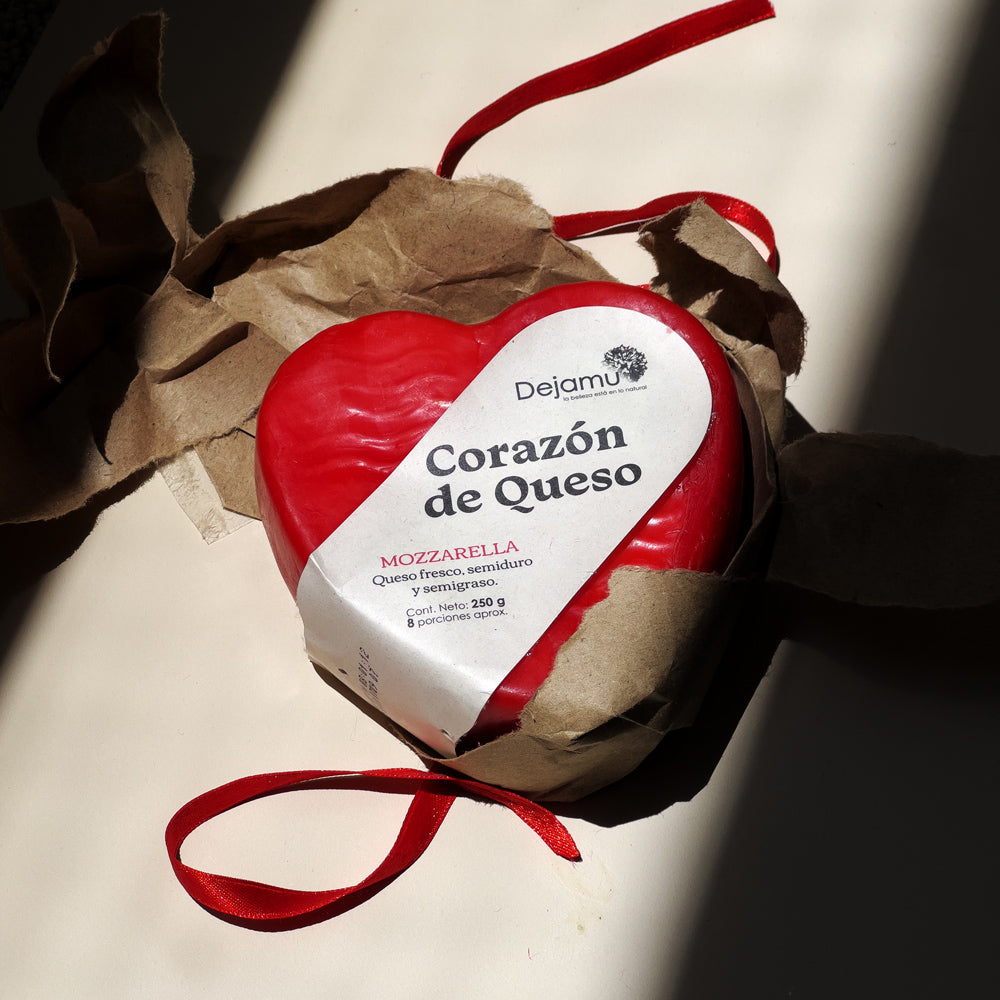 ¡Sorprende con el nuevo queso corazón Dejamu! Nuevo mozzarella hilado