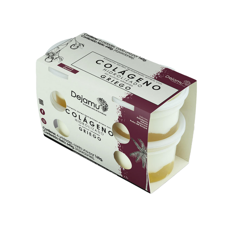 Pack yogurt griego x4: variedad de dulce de frutas | Dejamu